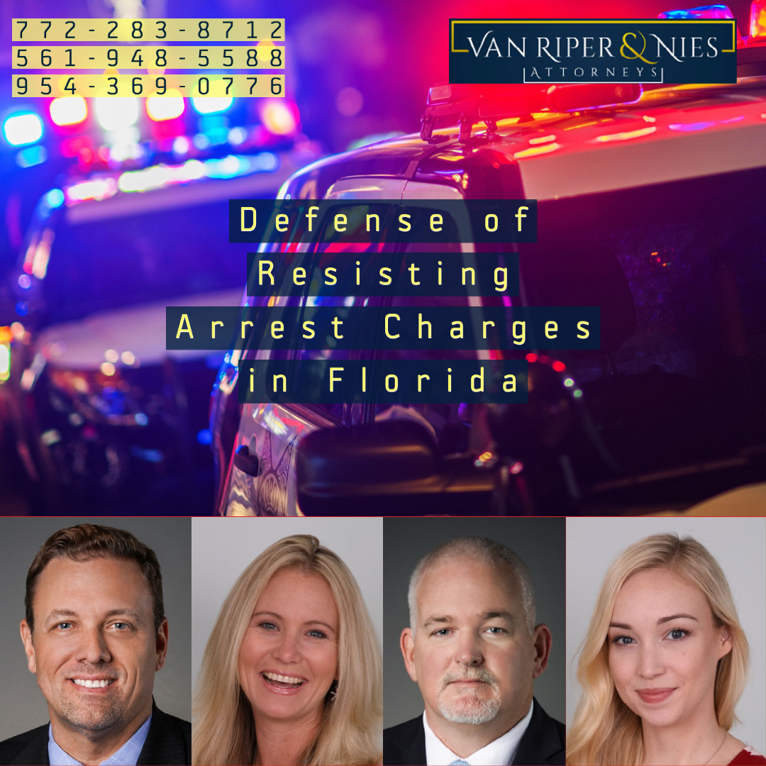 Resisting Arrest With Violence in Florida - Van Riper & Nies Attorneys