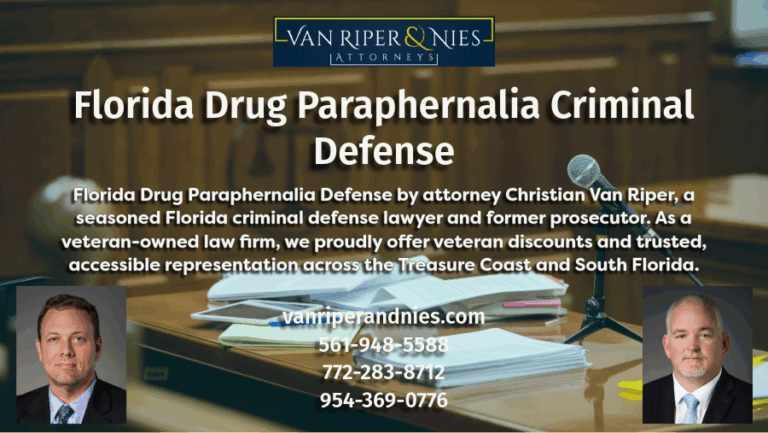 Florida Drug Paraphernalia Criminal Defense - Van Riper & Nies Attorneys